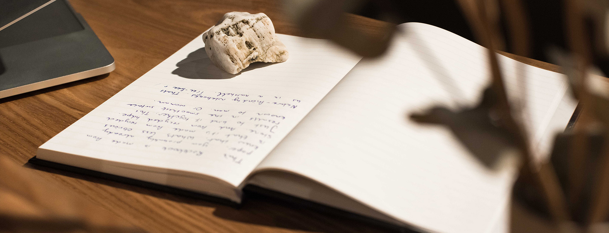 Stone Paper Notebook Paper On The Rocks